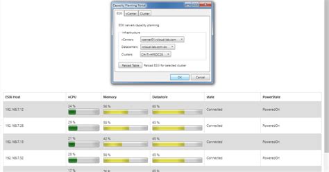 Broadcom Vmware Powercli Based Esxi Capacity Planner Html Web Portal