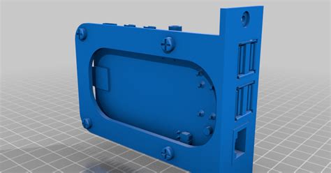 raspberry pi 4 server panel by scott gibb download free stl model