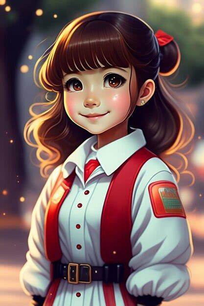 Premium Ai Image A Girl Studying In The Classroom Ai Generated