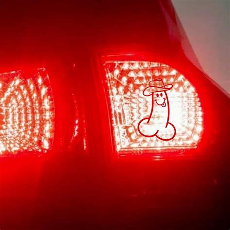 Funny Taillight Sticker Break Light Decal Prank T