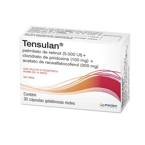 Tensulan 30 Cápsulas Farmácia Indiana