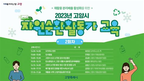 고양시 탄소중립 우리시의 쓰레기의 현황과 문제점을 인식하여 온실가스 기여도가 큰 플라스틱의 재활용률 향상을 위한 쓰레기처리의 전 과정과 자원순환교육을 다음과 같이