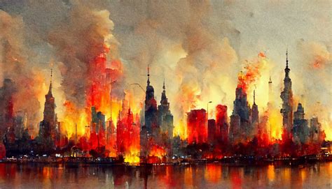 A City On Fire Part 7 By Artfromanai On Deviantart