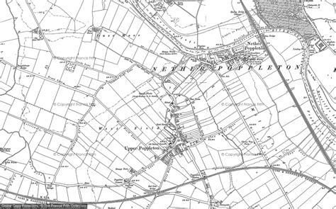 Old Maps Of Upper Poppleton Yorkshire Francis Frith