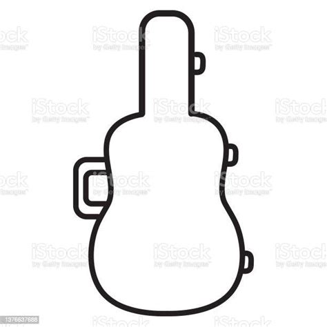 화이트 백면에 음악 상점 악기 기타 케이스 얇은 라인 아이콘 편집 스트로크 기타 가방에 대한 스톡 벡터 아트 및 기타 이미지 기타 가방 아이콘 0명 Istock