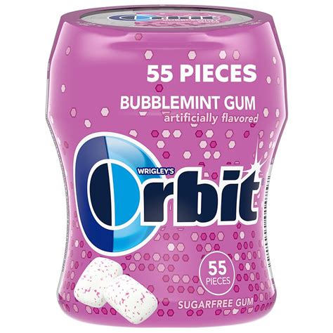 Orbit Bubblemint Sugar Free Chewing Gum Bubblemint Walgreens