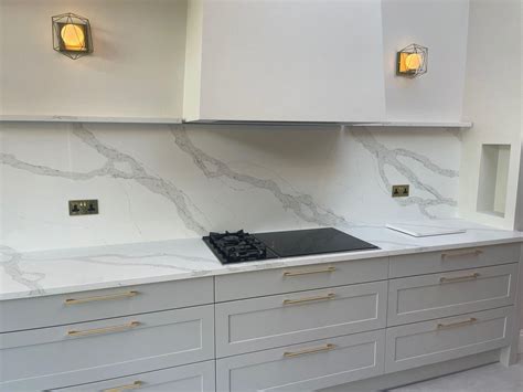 Floating Quartz Shelf Kitchen Units And Worktops Uk