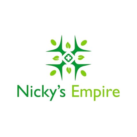 Premium Vector Nicky039s Empire Logo Design