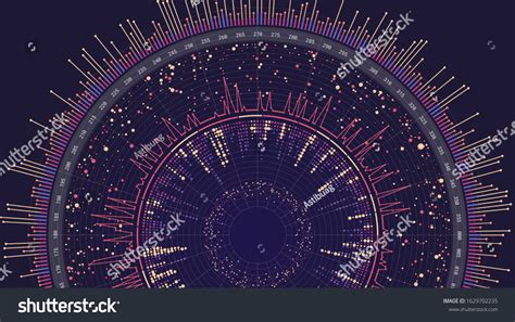 Big Data Visual Representation Complex Big Stock Vector Royalty Free