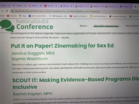 So Excited To Present This Workshop At The National Sex Ed Conference