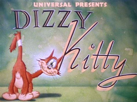 Dizzy Kitty 1941 The Internet Animation Database