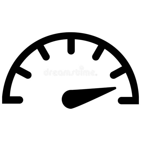 Speedometer Tachometer Icon Speed Indicator Sign Internet Car Speed