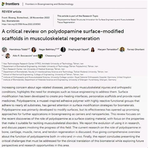 Polydopamine Negar Bakhtiary