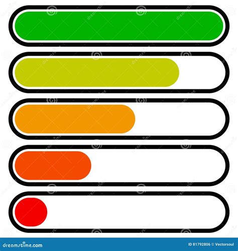 5 Step Progress Step Indicators Swap Colors Easily Vector Illustration