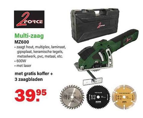 2force Multi Zaag Mz600 Aanbieding Bij Van Cranenbroek