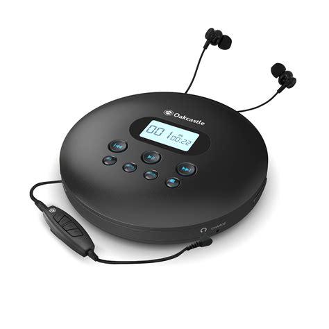 Oakcastle CD100 Portable CD Player With Bluetooth Rechargeable