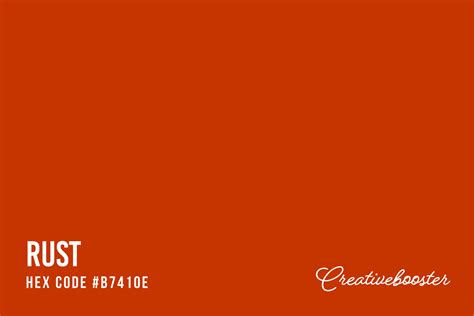 All About The Color Rust Rust Hex B7410e Meaning And Combination