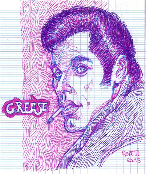 John Travolta Grease By Olivier77 On Deviantart