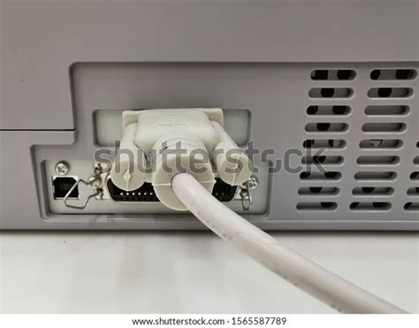 Back Printer Rs232 Parallel Port Connection Stock Photo 1565587789 Shutterstock