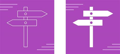 Street Sign Vector Icon 24023627 Vector Art At Vecteezy