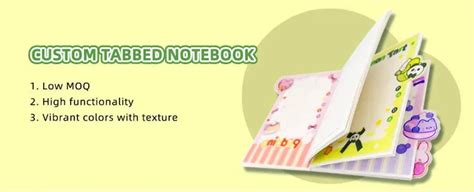 Custom Spiral Dividers Notebook With Tabs Vograce