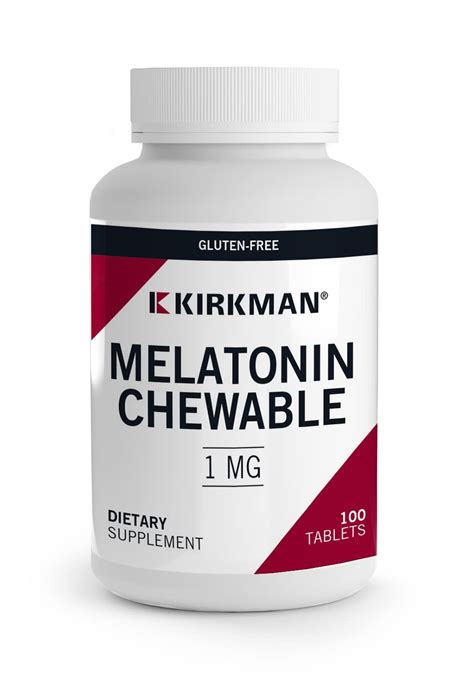 Melatonin 1 Mg Chewable Tablets 100 Tablets Promotes Sleep Refreshing Mint