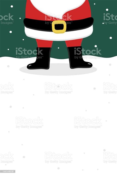 재미있는 산타 클로스의 디자인 장식품이있는 크리스마스 배경 벡터 일러스트 레이 션 겨울에 대한 스톡 벡터 아트 및 기타 이미지 겨울 계절 공란 Istock