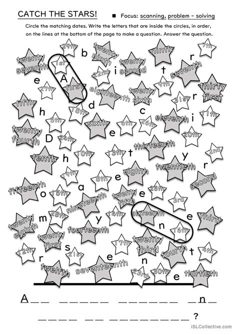 Dates Ordinal Numbers 1st To 31st English Esl Worksheets Pdf And Doc