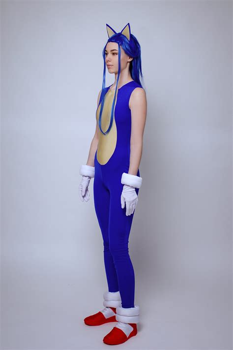 Sonic The Hedgehog Cosplay Costume Sonic Video Game Cosplay Etsy