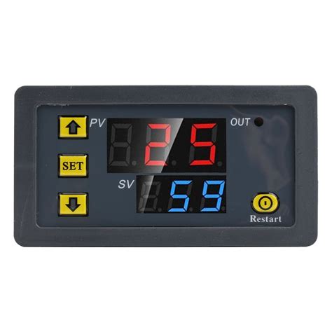 Mosiee Ac110v 220v Dc12v 24v Digital Time Delay Relay Led Display Cycle Timer Control Switch
