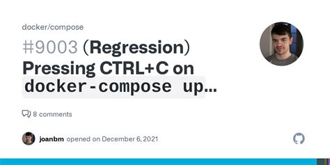 Regression Pressing CTRL C On Docker Compose Up Hangs When Using