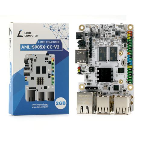 libre computer sweet potato aml s905x cc v2 single board computer loverpi