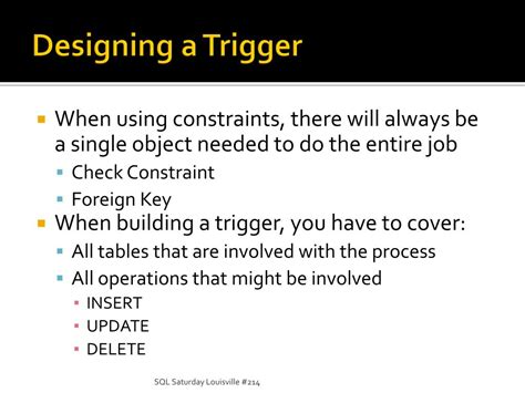 Ppt How To Write A Dml Trigger Powerpoint Presentation Free Download