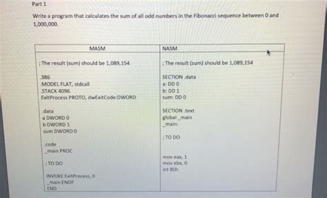 solved part 1 write a program that calculates the sum of all