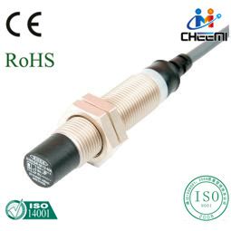 M12 Non Flush Mounting NPN Three Wires No Nc Output Proximity Sensor China Proximity Sensor