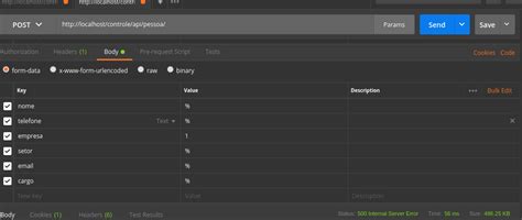 laravel envia dados via post stack overflow em português