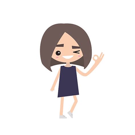 Royalty Free Girl Winking Clip Art Vector Images And Illustrations Istock