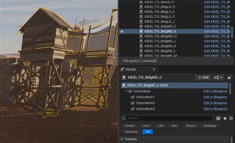 Outlaw Actors Not Populating At All In Ue502 Rkitbash3d
