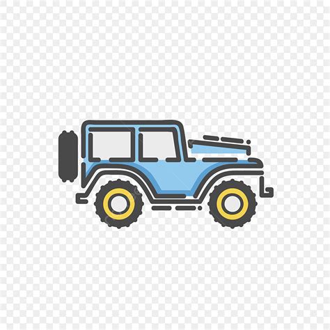 오프로드 자동차 일러스트 지프 플랫 Ui 아이콘 지프 클립 아트 오프로드 차량 지프 Png 일러스트 및 Psd 이미지 무료 다운로드 Pngtree