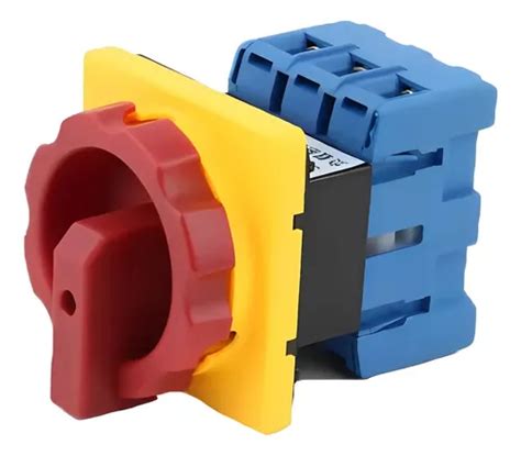Interruptor Rotativo Trifásico De Cambio De Leva 63a 3 Polos Mercadolibre