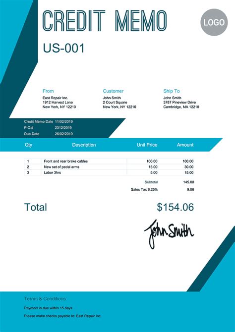 Credit Memo Templates Quickly Create Credit Memos Credit Memo Templates Quickly Create Credit Memos