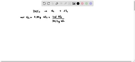 Solved Nitrogen Triiodide Is An Extremely Shock Sensitive Compound