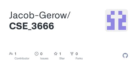 Github Jacob Gerow Cse 3666