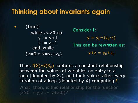 functional verification iv revisiting loop invariants ppt download