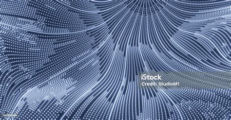 3d 미래 지향적 인 기술 스타일 추상적인 배경입니다 텍스처 빛나는 점 3차원 형태에 대한 스톡 벡터 아트 및 기타 이미지 3차원 형태 가상현실 거친 필름 효과