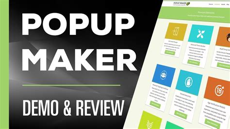 Popup Maker Demo And Review Plugin For Wordpress Youtube