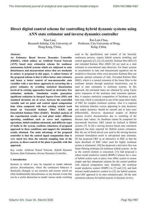 Direct Digital Control Scheme For Controlling Hybrid Dynamic Systems