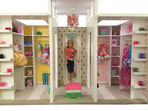 Walk In Closet Diy Barbie Furniture Diy Doll Closet Barbie Furniture