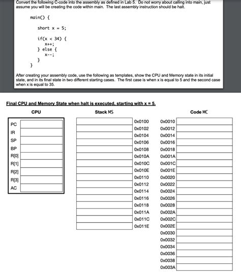 Solved Convert The Following C Code Into The Assembly As Chegg