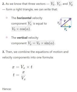 Trajectory Formula TUTOR TTD
